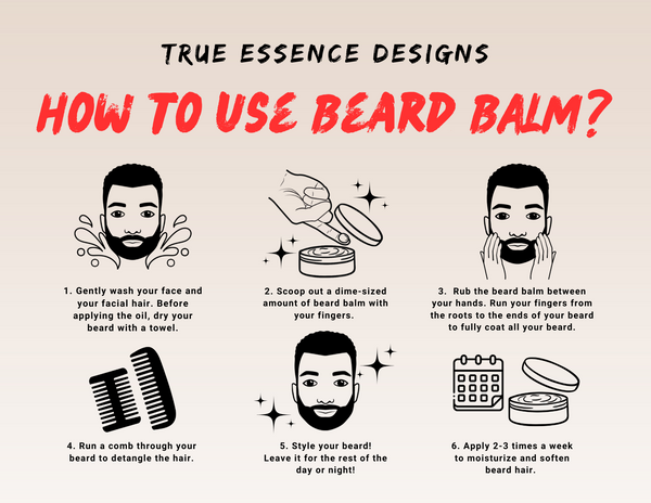 Baby Powder Scented Beard Balm – True Essence Designs
